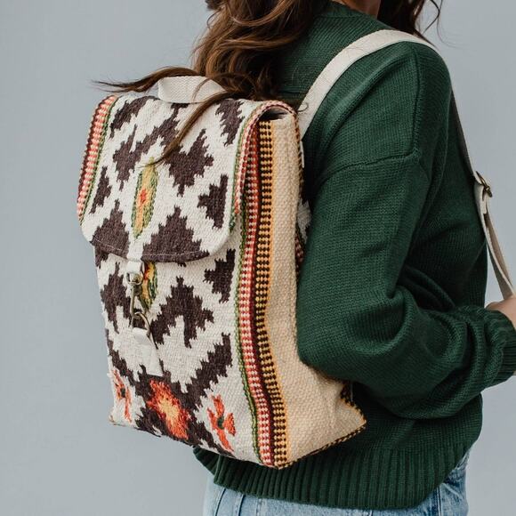 Panache Apparel Co. | Bags | Cotton Woven Tan Brown Western ...